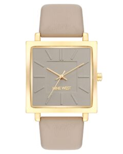 nine west women's strap watch