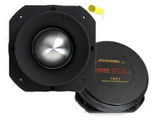 pyramid 2 pro tw57 3" 2000w dome bullet car super titanium audio tweeters