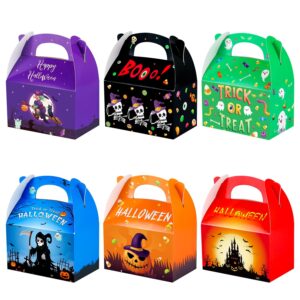 sperpand 36pcs halloween treat boxes, small gift boxes - cardboard cookie candy boxes for halloween party favors(3.6"x6"x7")