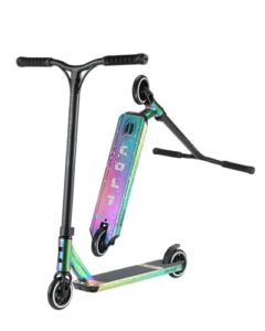 envy scooters colt s5 trick scooter - pro scooter for beginner to advanced park & street scooter riders. durable sport scooters for kids, teens and adults. (oil slick)