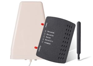 cell phone booster for home, cell phone signal booster kit, up to 2500 sq ft,boost 4g 5g lte data for verizon at&t t-mobile and all u.s. carriers,fcc approved