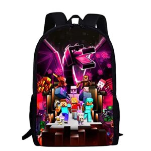 megar cartoon game backpack 3d printed backpack cartoon laptop bags lightweight casual travel backpack laptop backpack game fans gifts