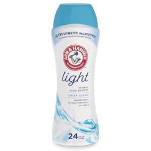 arm & hammer light in-wash scent booster crisp clean 24oz