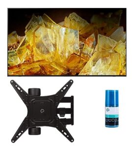 sony xr55x90l 55 inch 4k bravia xr full array led smart google tv with a medium full motion mount for 32 inch-65 inch compatible tv's and hdtv screen cleaner kit (2023)(used)