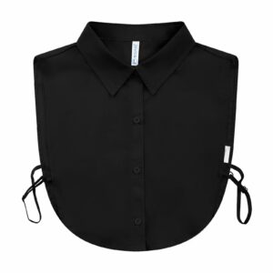 jouica fake collar detachable dickey collar blouse half shirts faux false collar for women,black,small