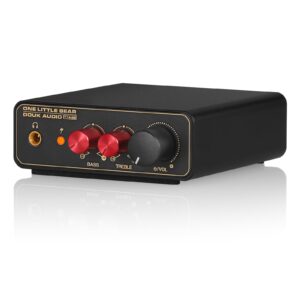 douk audio t14-eq mini mm/mc phono stage riaa preamp for lp vinyl turntables with headphone out