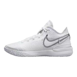 nike men's modern, white metallic silver black, 11.5