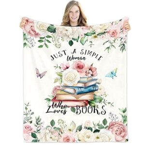 mahipoci book lovers gifts blanket 50x60 inch librarian gifts throw blanket book club gifts for reading lover bookish literary gifts ideas best bookworm gifts on birthday christmas graduation