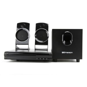 emerson ed-8050 2.1 channel home theater dvd player and surround sound system with subwoofer, hdmi output, usb playback, and dual speakers – ideal for immersive movie and music experience