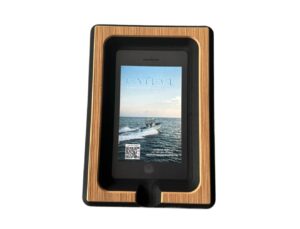 next level inc | 20mm foam cell phone holder for boats | seadek | cell phone boat dash accessory | perfect for fishing boat center consoles | adhesive backing boat accessories | mocha/black