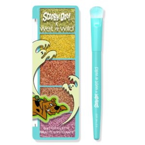 wet n wild scooby doo collection g-g-g-ghost glitter palette