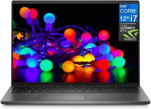 dell 2023 newest vostro 7620 laptop, 16" display, intel core i7-12700h processor (14 cores), nvidia geforce rtx 3050 ti, 16gb ddr5 ram, 512gb ssd, numeric keypad, wi-fi 6, bluetooth, windows 11 pro