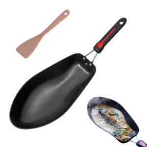 eeassa fish shape non-stick oval shaped frying pan, aluminum alloy, 8.7cm deep, ideal for grilling, frying, and serving