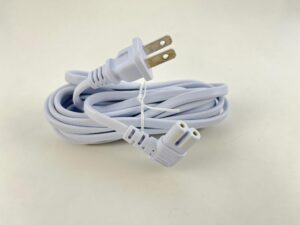 omnihil [ul listed] extra long white 10ft l-shaped c7 power cord replacement for epson expression home xp-424