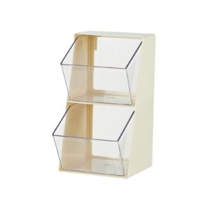 tea bags storage holder dustproof milk tea bag organizer rack detachable storage box divided storage bins tea bag holder organizer