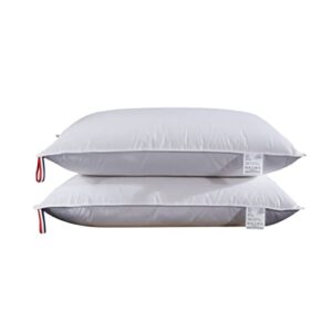 chunyu natural white goose down pillow five-star hotel feather pillows bedding for home sleeping 48x74cm 1pc