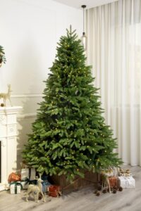 evergreen valley fraser fir christmas tree (6ft pre-lit)