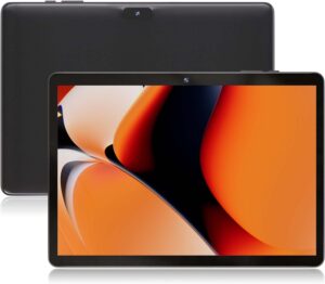 sgin 10.1 inch tablets, android 12 tablet, 2gb ram 64gb rom, quad-core processor, 5000mah, 2+5mp camera, wifi, ips hd touch screen, black, sgin-e10p