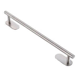 wall hanging towel bar stainless steel hand towel rod kitchen dish cloths hanger no drill bathroom accessories towel shelf for bathroom wall mounted no drill rack storage toilet silver freestanding