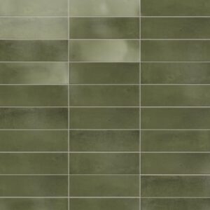 merola tile coco glossy moss verde 2" x 5-7/8" porcelain wall tile