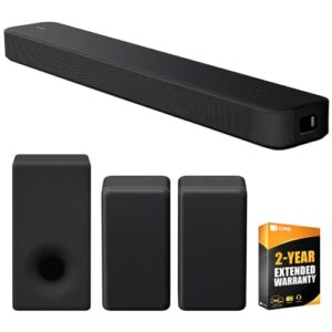 sony hts2000.uc2 3.1ch dolby atmos soundbar bundle with sa-sw3 200w wireless subwoofer, sa-rs3s 100w wireless rear speakers and 2 yr cps enhanced protection pack