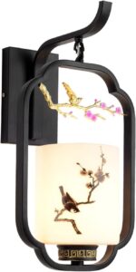 dxb-shop wall sconces, chinese style flower and bird creative wall lamp, bedside chinese style decorative sconce light, living room tv background wall aisle lamp,for bedroom, entryway, dining room,