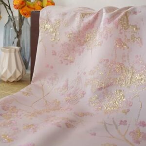 xmtxzym 2 meter embossed yarn dyed jacquard fabric women's dress decorative sewing fabric