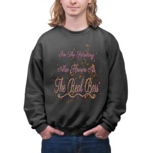 funny gift leadership gift for manager, clerk, secretary or boss - humor for their desk - humorous/sweatshirt