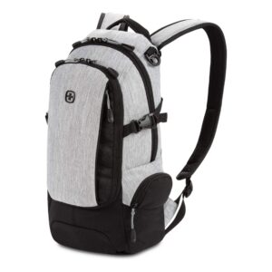 swissgear 3598 backpack narrow daypack, light grey/heather, 18-inch