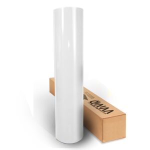 vvivid white gloss 60 inch x 3ft car wrap vinyl roll with air release 3mil-vvivid8