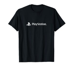 playstation classic white gaming logo, start gaming today t-shirt