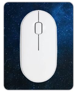 gzxhs small mouse pad mall, only takes up mouse space, mini travel carry washable non-slip rubber base, office, small space, 5x6inches