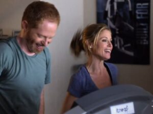 strangers on a treadmill