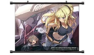 mobile suit gundam iron-blooded orphans anime fabric wall scroll poster (32x22) inches [a] gundamironbloodpt2-16(l)