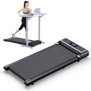 sienfix walking pad，under desk treadmill 2 in 1 treadmills，portable walking treadmill 2.5hp, 320lbs max weight remote control led display,installation-free jogging machine for home/office