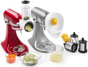 kitchenaid ksmvsja slicer/shredder and citrus juicer attachments