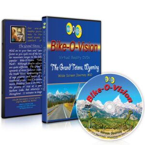 bike-o-vision - virtual cycling adventure - the grand tetons, wyoming - perfect for indoor cycling and treadmill workouts - cardio fitness scenery video (widescreen dvd #10)