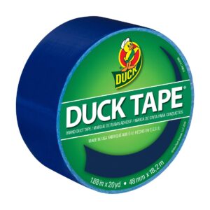 duck brand 1304959 color duct tape, single roll, blue