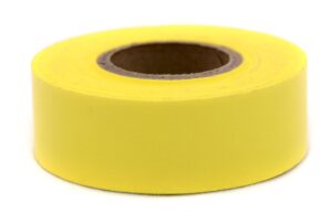 chromalabel 0.75 inch clean remove color code tape, 500 inch roll, yellow