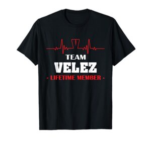 team velez lifetime member family youth kid shirt 5ts