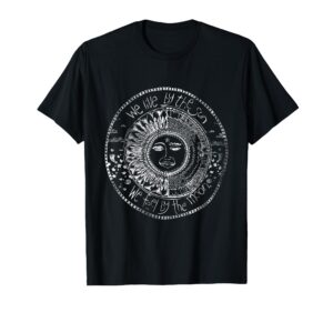 sun moon spirituality nature t-shirt