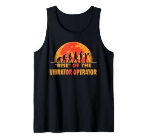 halloween rise of the vibrator operator job coworker tank top