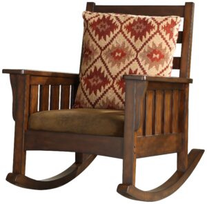 furniture of america oria chair, brown