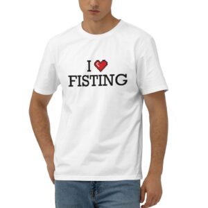 gaeruite funny shirt i love fisting t shirt funny men shirts (color : colour, size : medium)