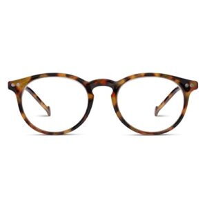 peepers by peeperspecs unisex adult brain trust reading glasses, tortoise, 47 us