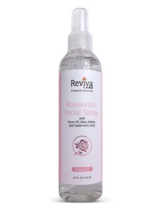 reviva labs rosewater facial spray, 8 ounce