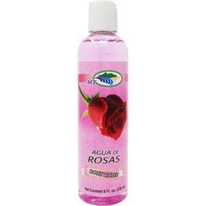 agua de rosas 8 oz rose water facial toner