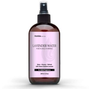 lavender floral water hydrosol, 8oz (240ml)