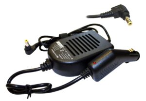 power4laptops dc adapter laptop car charger compatible with toshiba satellite radius l15w-b1310