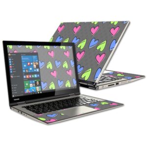 mightyskins skin compatible with toshiba satellite radius 12.5" wrap cover sticker skins girly